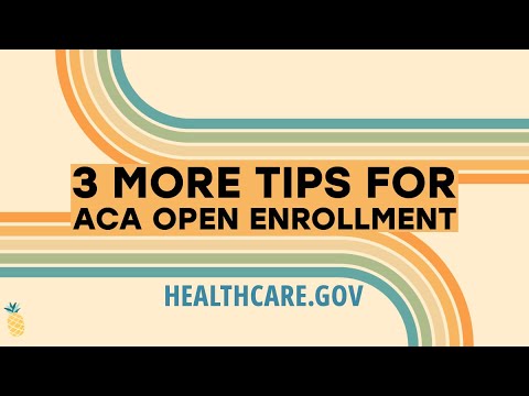 3 MORE Tips for ACA Open Enrollment - YouTube