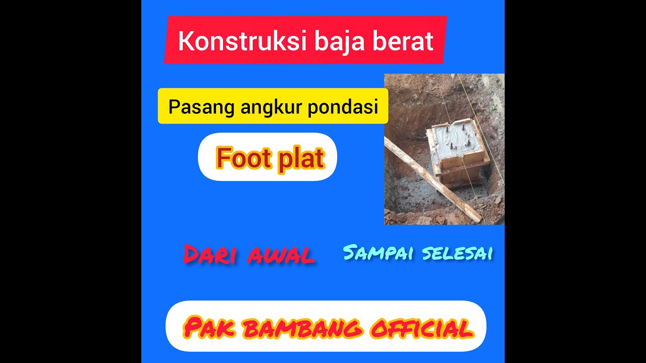 cara pasang baut angkur - YouTube