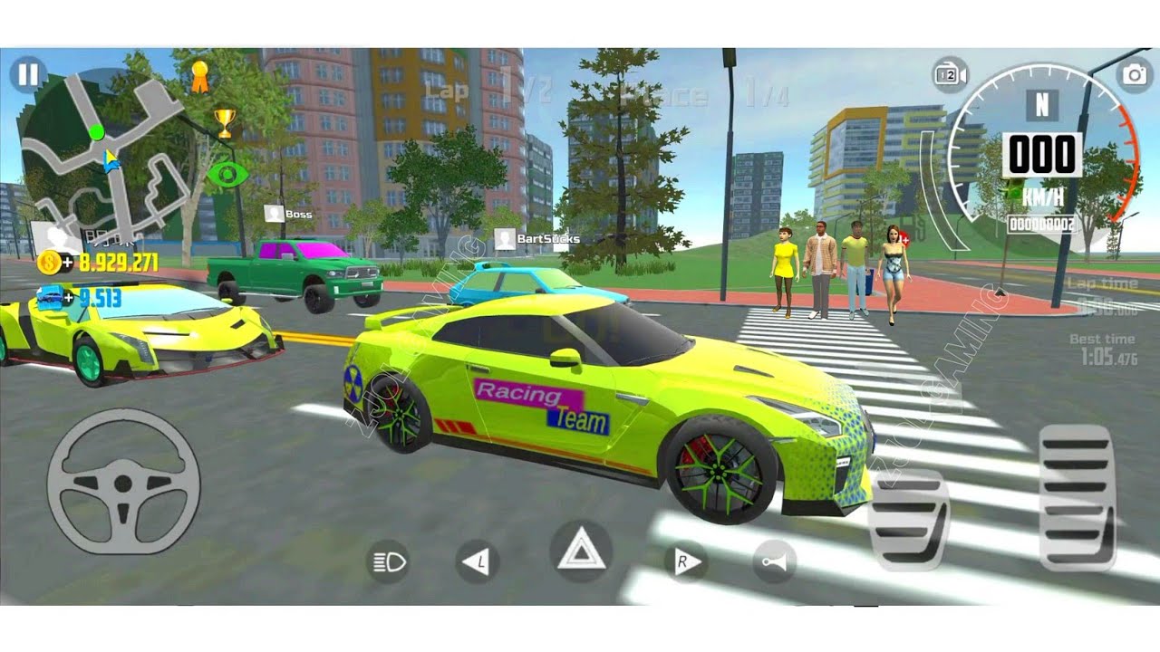 New Nissan GT-R Race | Car Simulator 2 - Android Gameplay - YouTube