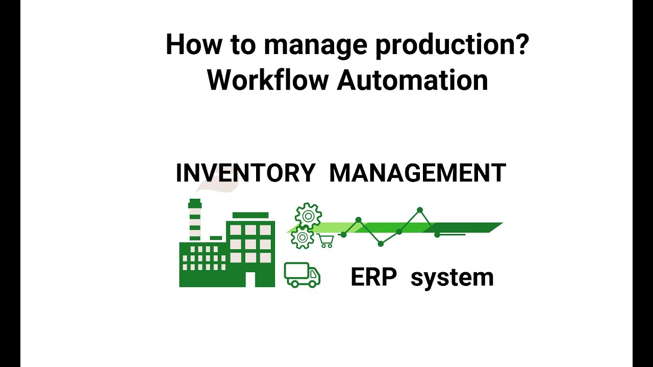 Manufacturing simulation. "Inventory Management" ERP system - YouTube