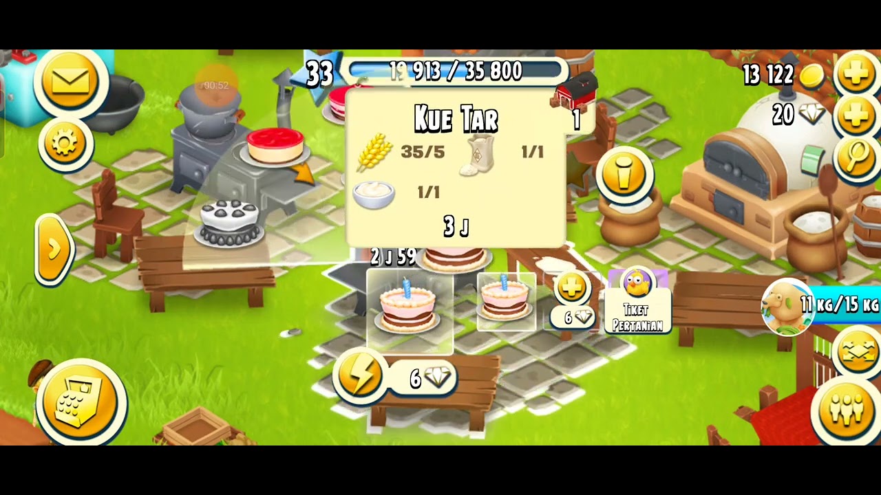 pembahasan oven kue hay day (part 2) - YouTube
