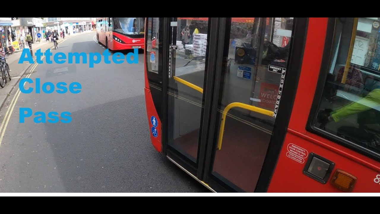 P13 Bus - Attempted Close Pass - YouTube