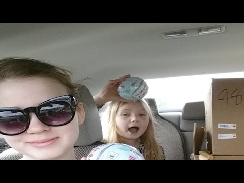 Opening Toys In The Car!!!