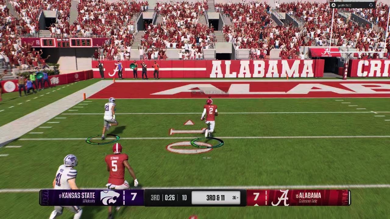 EA SPORTS College Football 25 - Ryan Williams Touchdown - Alabama ...