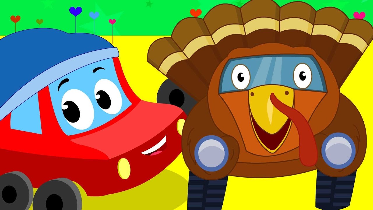 let’s give thanks | thanksgiving | nursery rhymes | little red car ...