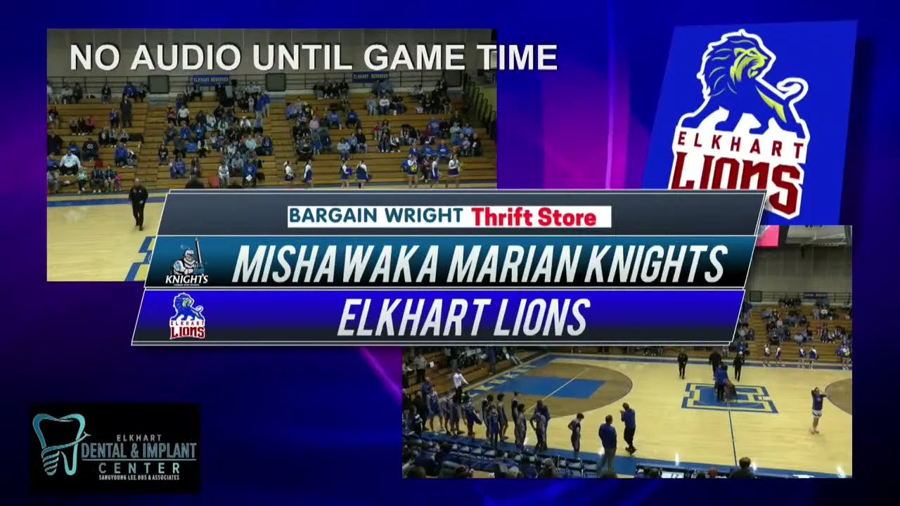 Elkhart Lions host the Mishawaka Marian Knights - YouTube
