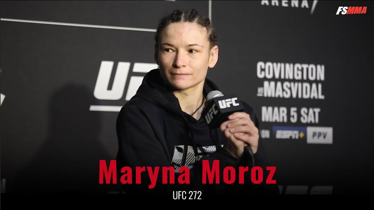 Maryna Moroz UFC 272 full post-fight interview - YouTube