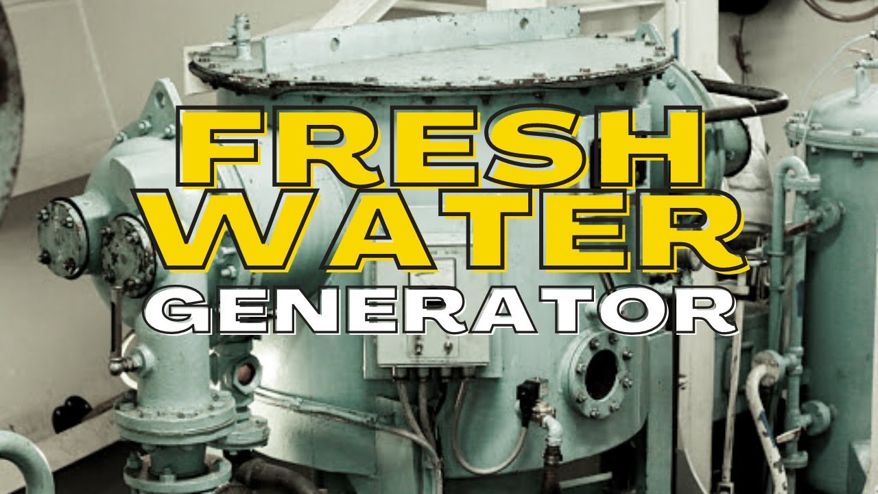 How Ship's Produce Fresh Water from Sea Water | Seaman Vlog | Life At ...