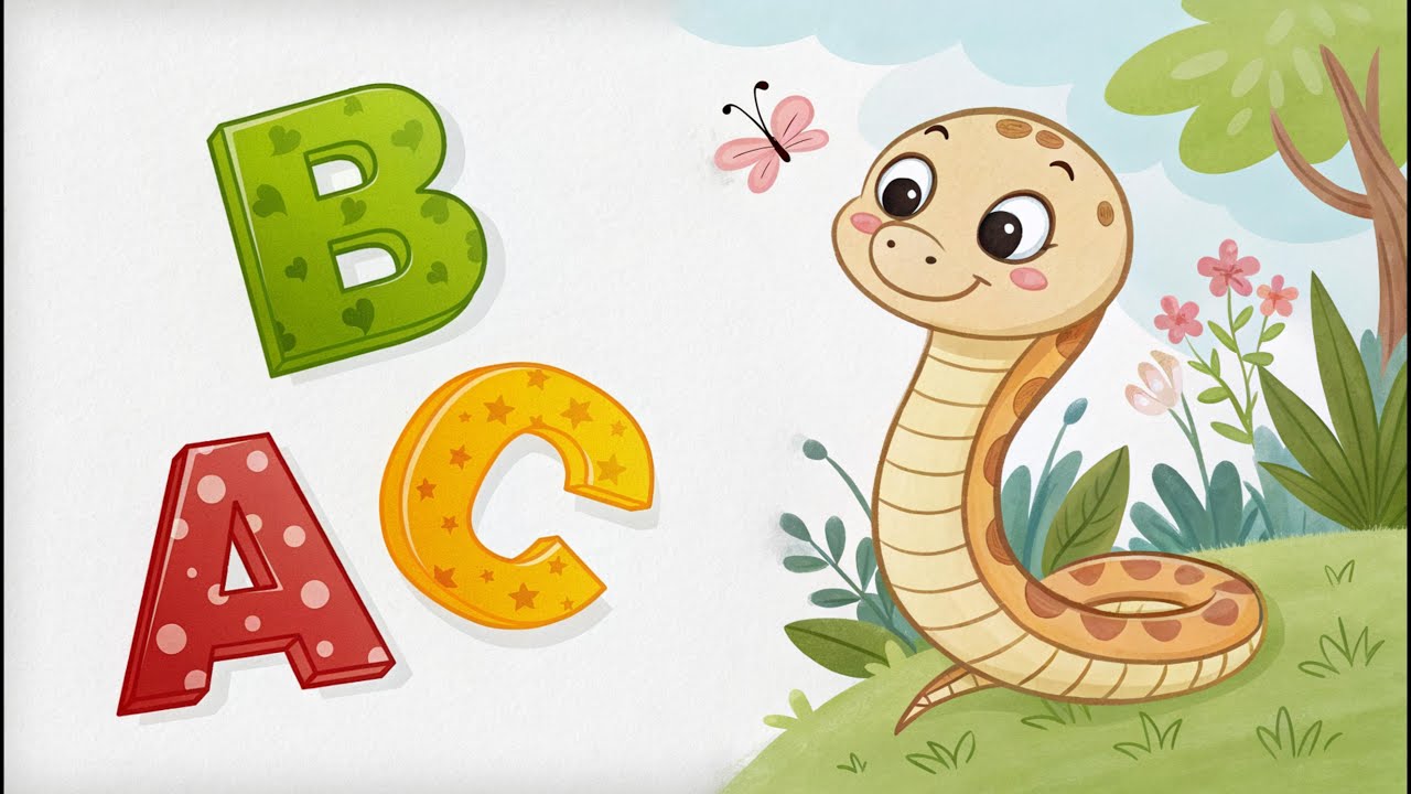 🐍 Snake's Slithery ABC! 🅰️🎤 | Catchy Phonics Song | Bubble ABC - YouTube