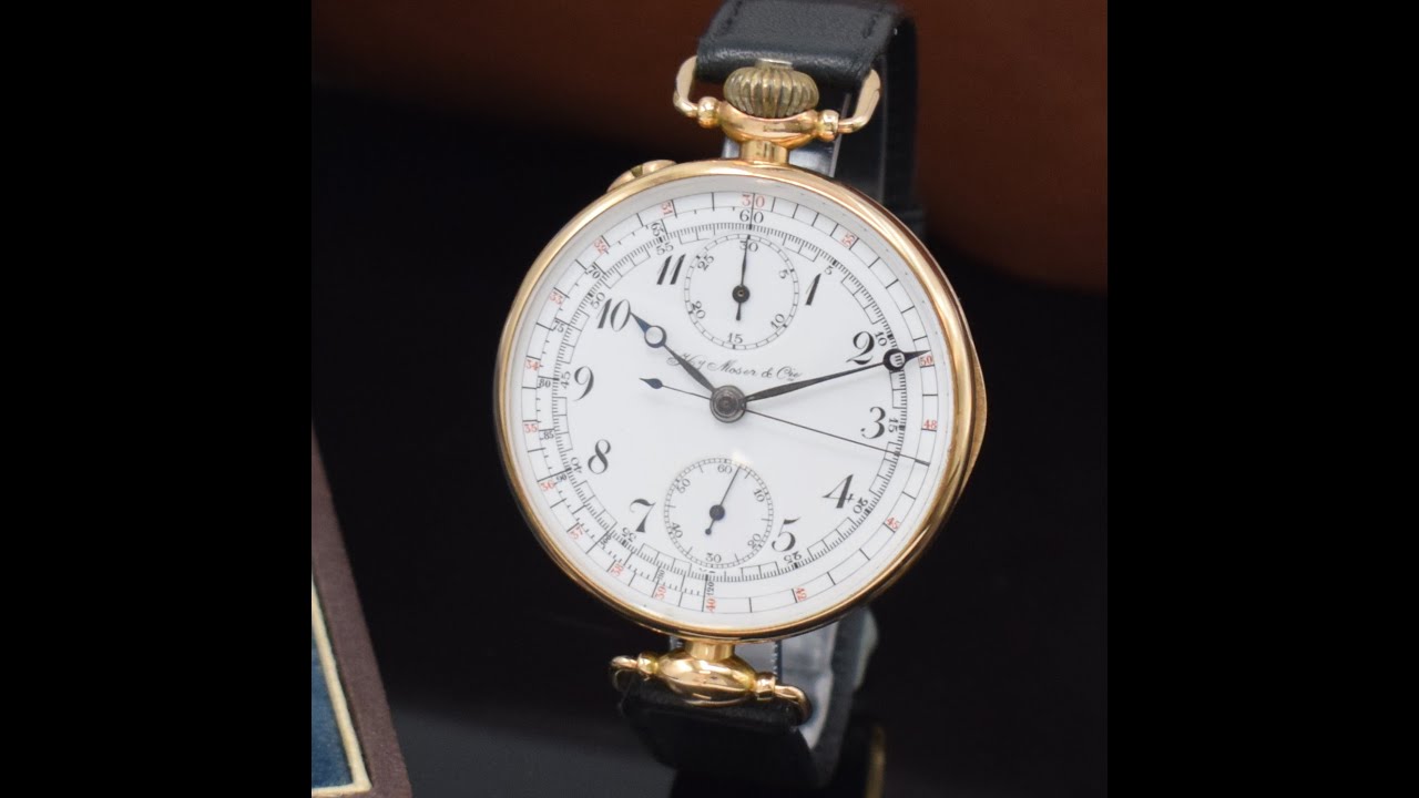 Hy Moser & Cie. vintage chronograph - YouTube