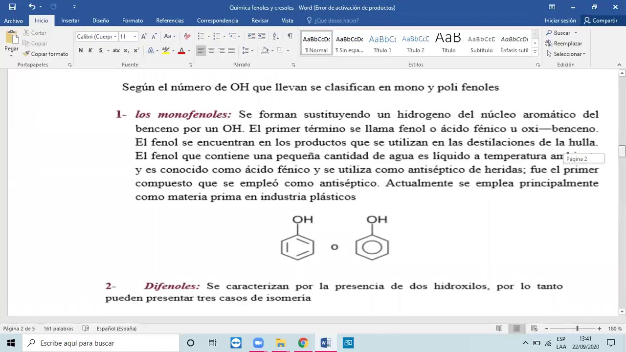 Fenoles y cresoles-Química - YouTube