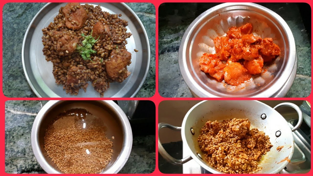 తెలంగాణ స్టైల్ చికెన్ గుడాలు || Telangana style chicken gudalu - YouTube