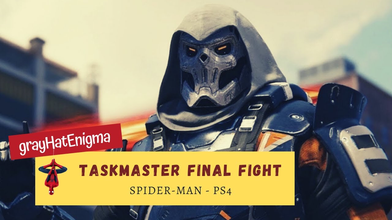 SPIDER-MAN PS4 Gameplay - Taskmaster Final Fight - YouTube