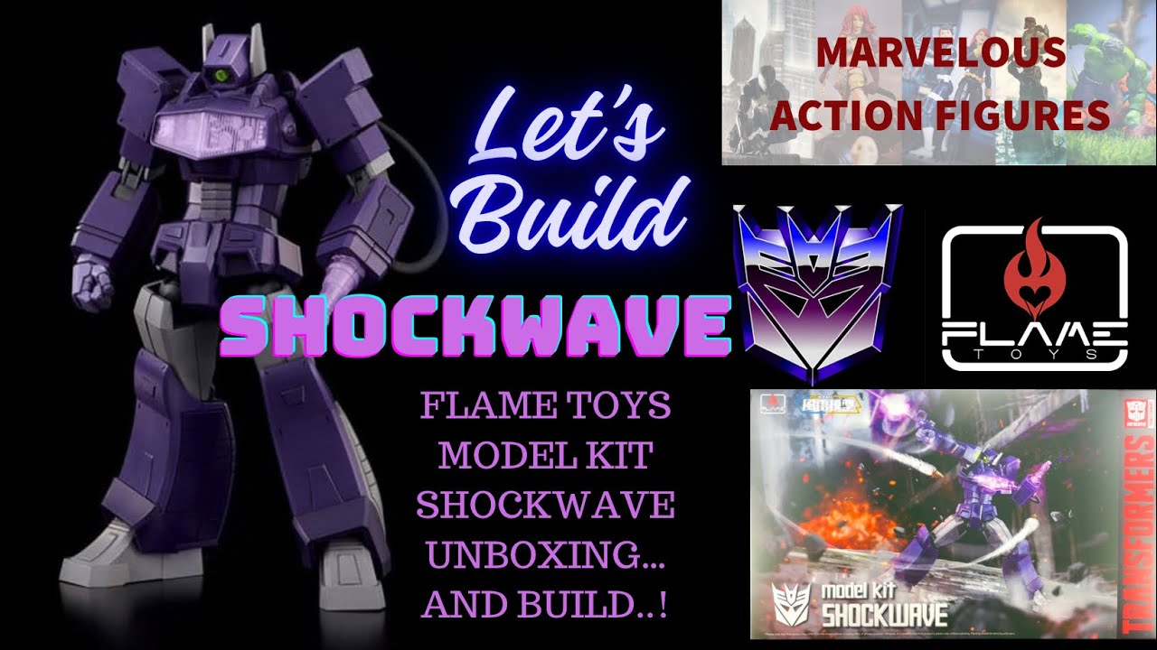 Let’s Build Shockwave..! Flame Toys Transformers Shockwave Model Kit ...