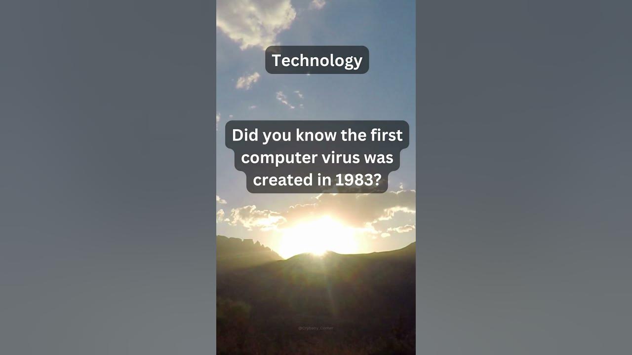 The First Computer Virus... #funfacts #didiyouknow #technology - YouTube