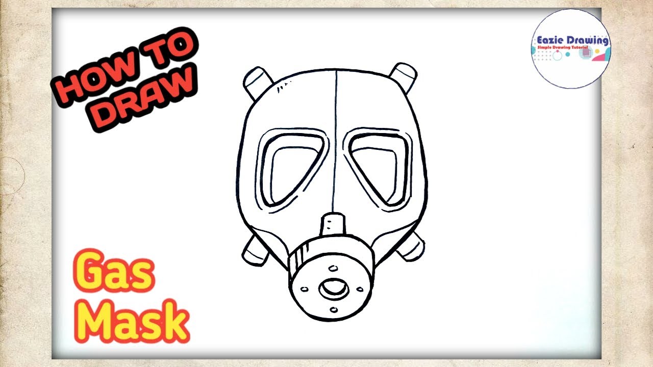 Gas Mask Drawing Tutorial