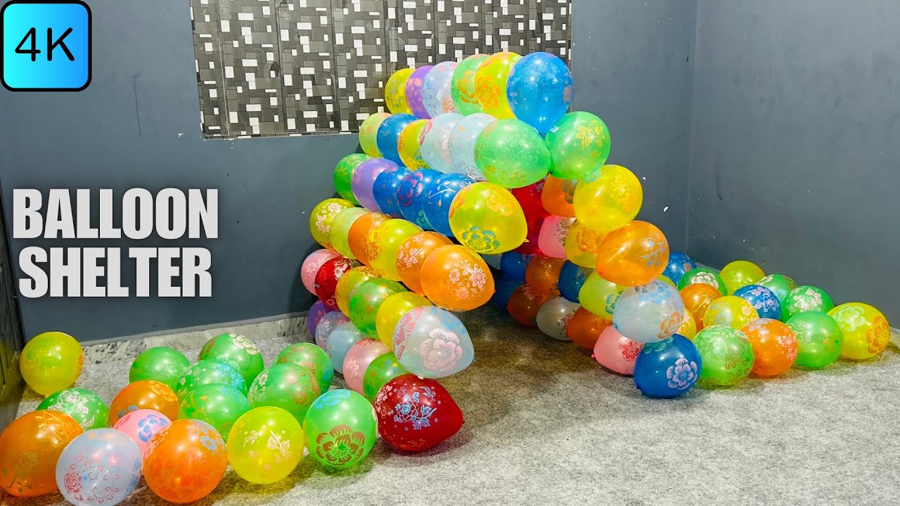 100 Themed Balloons Shelter: Ultimate Balloon Popping Extravaganza ...