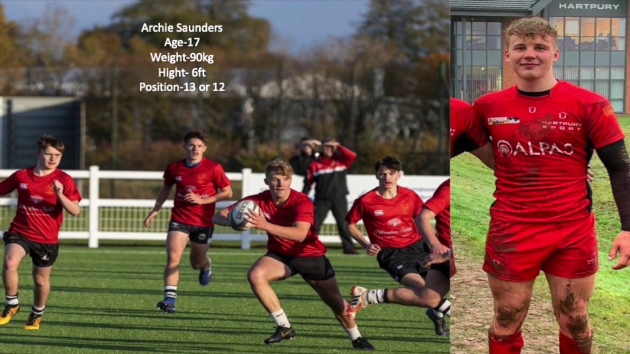 Archie Saunders 2019-2020 Rugby Highlights - YouTube