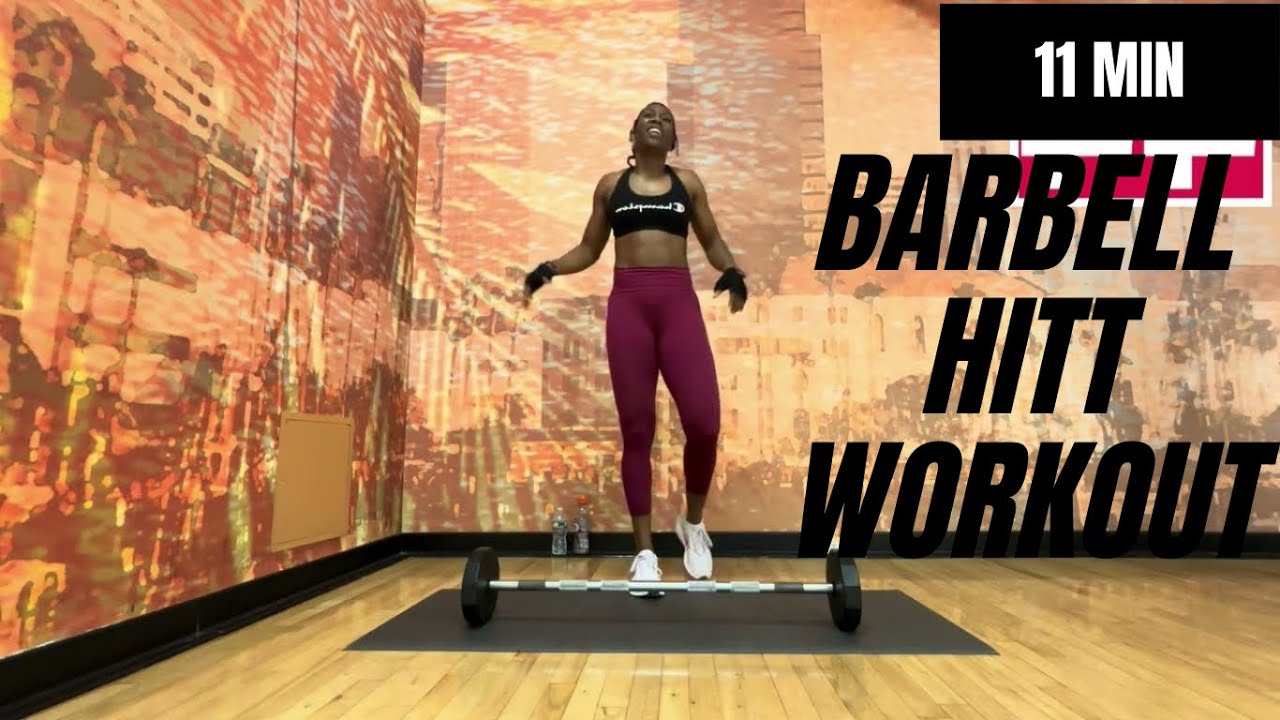 11 MIN FULL LOWER BODY BARBELL HITT - Home Workout For Build Muscles ...