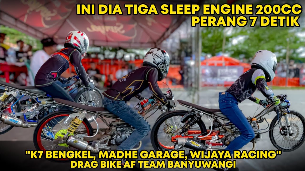 SLEEP ENGINE 200CC NON TIMBANGAN || AF TEAM DRAG BIKE BANYUWANGI - YouTube