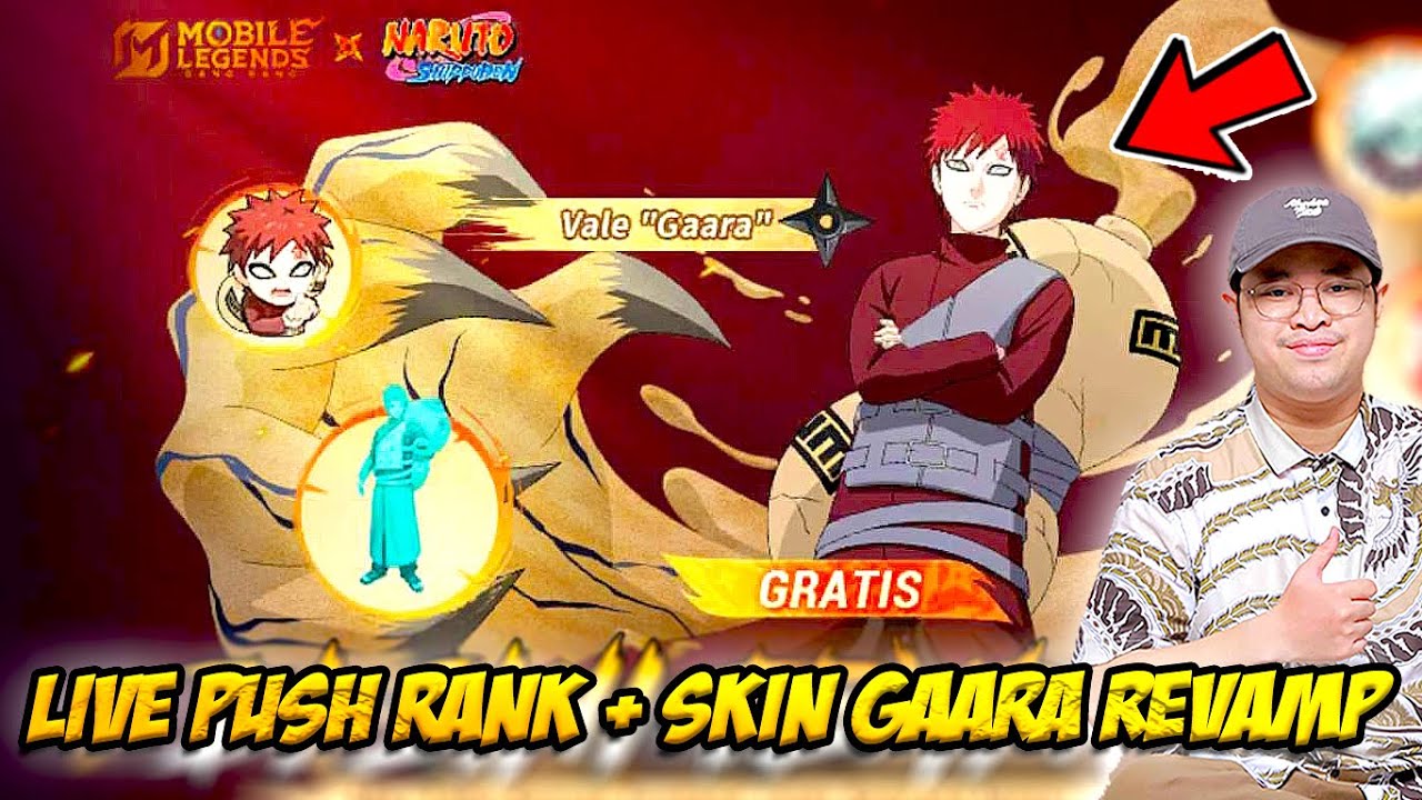 🔴 LIVE PUSH RANK MYTHIC ⭐66 + AKHIRNYA SKIN GAARA DI REVAMP JOIN MABAR ...
