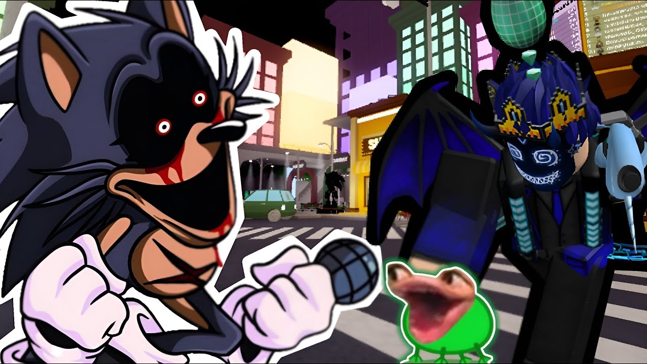 Batalla contra el sonic Ouo || LORD X || funky friday || roblox ...