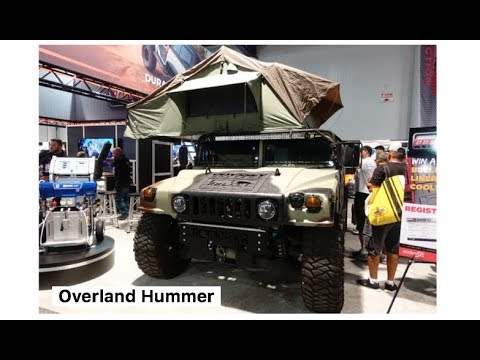 Overland Hummer H1 built by Rockstar Energy Garage :SEMA show Las Vegas ...