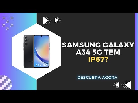 🔴 O SAMSUNG GALAXY A34 5G TEM IP67? É A PROVA DE ÁGUA? - YouTube