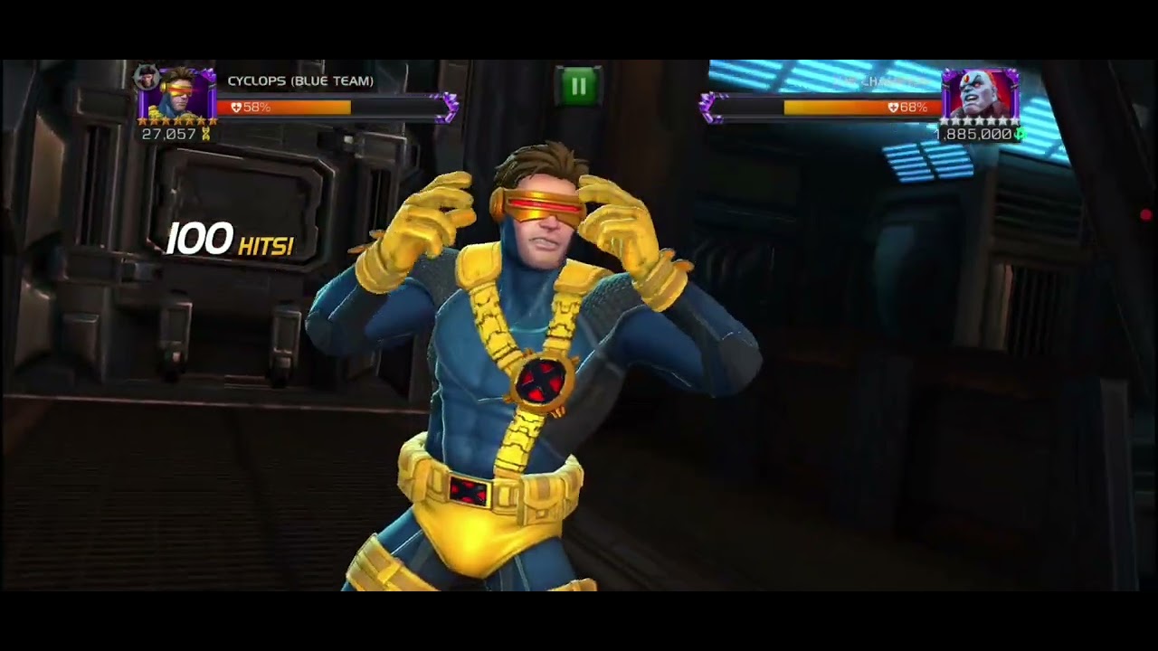 RANK 3 CYCLOPS IN RAIDS #mcoc #bpmcoc - YouTube