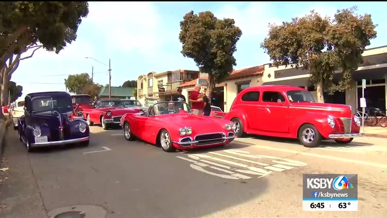 Classic cars roll into town for annual Crusin' Morro Bay car show - YouTube