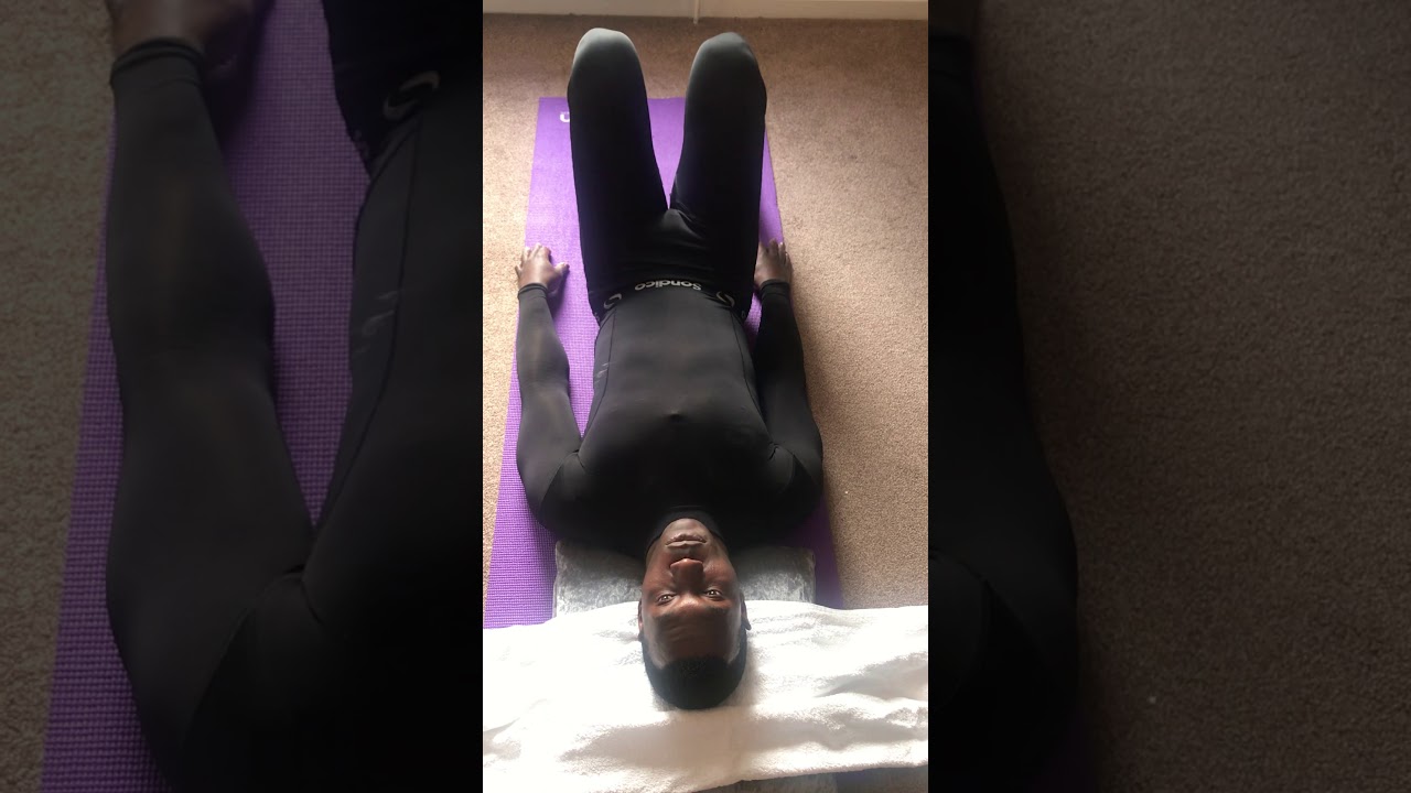 Supine Single Leg Extension Exercise - YouTube