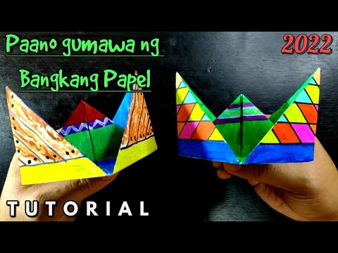 Paano Gumawa ng Bangkang Papel | DIY How to make Paper Boat Easy ...