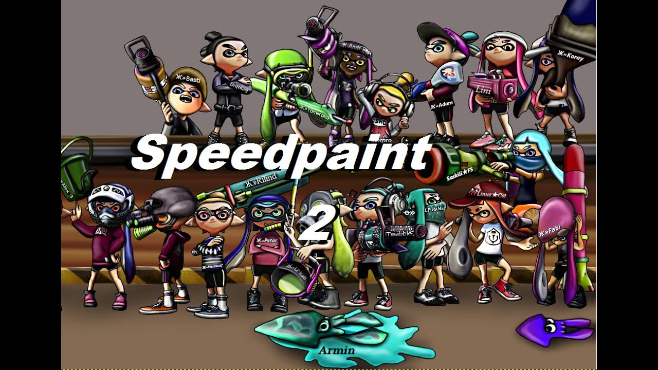 Splatoon Speedpaint 2: DestinyCast :D (HD) - YouTube