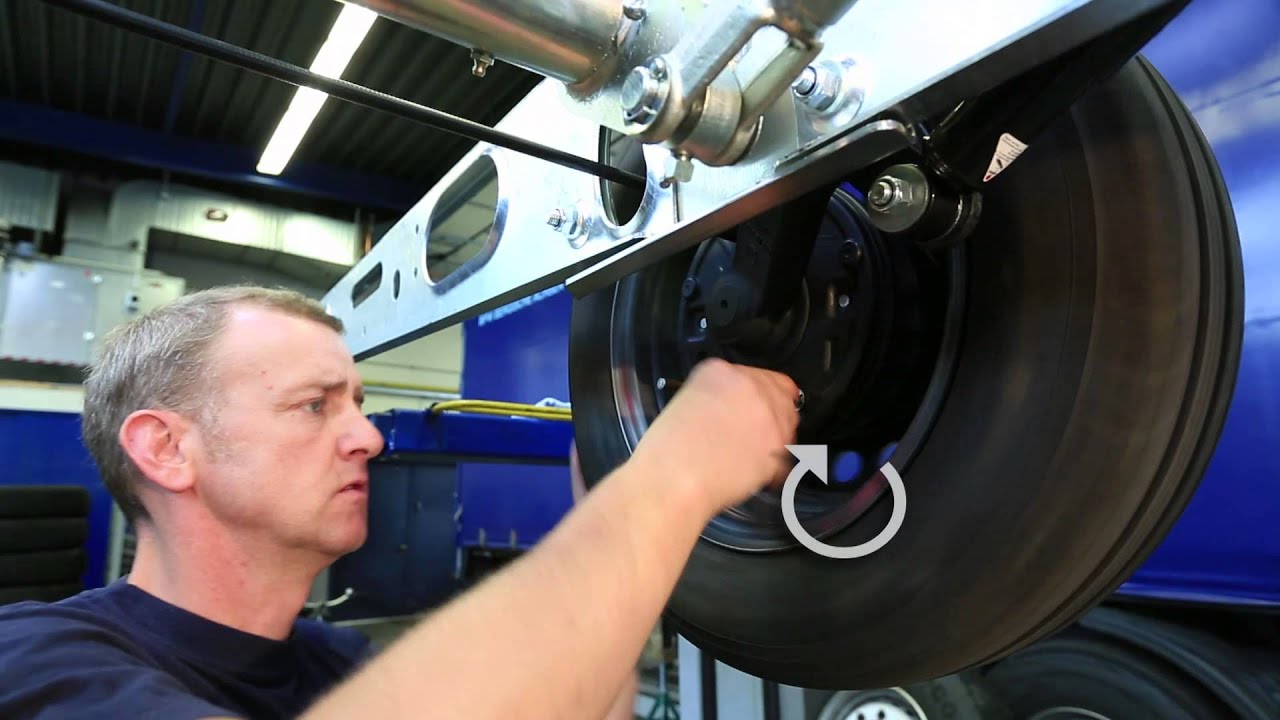 BPW Réglage des freins et de l'installation de freinage - YouTube