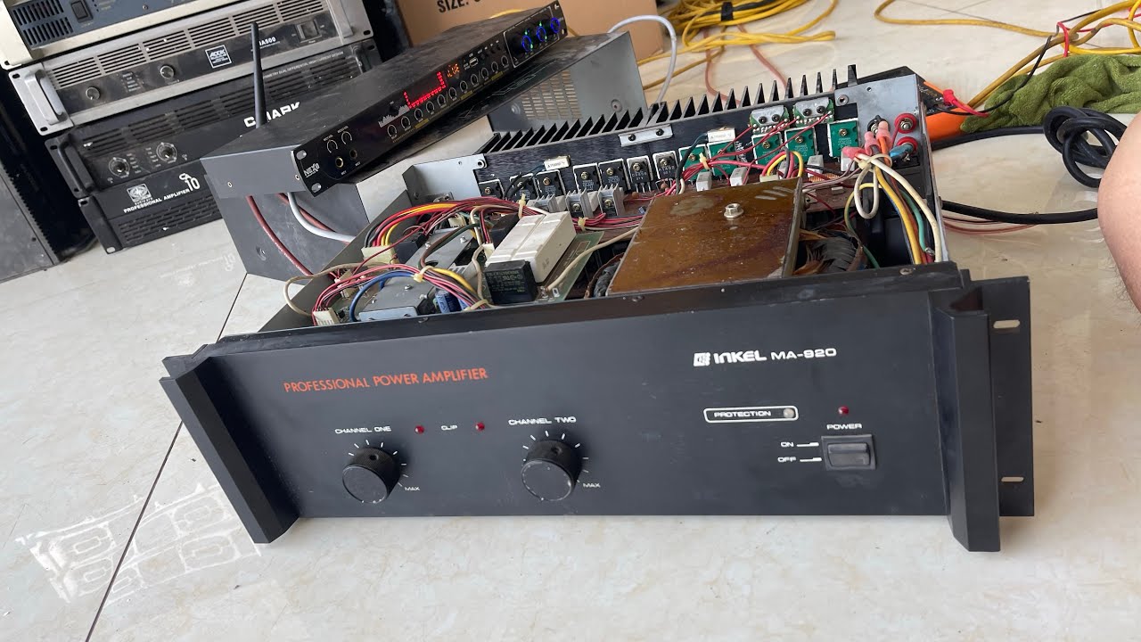 Đẩy xịn Hàn Quốc INKEL MA-920 đẹp suất sắc công suất 1220W sò Xanh Đen bán 3tr2 / 0349718440 ...