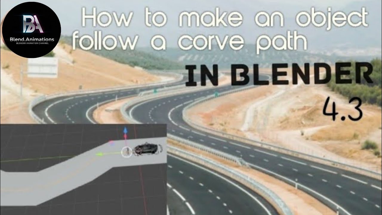 How To Make An Object Follow A Curve Path | In #blender 4.3 - YouTube