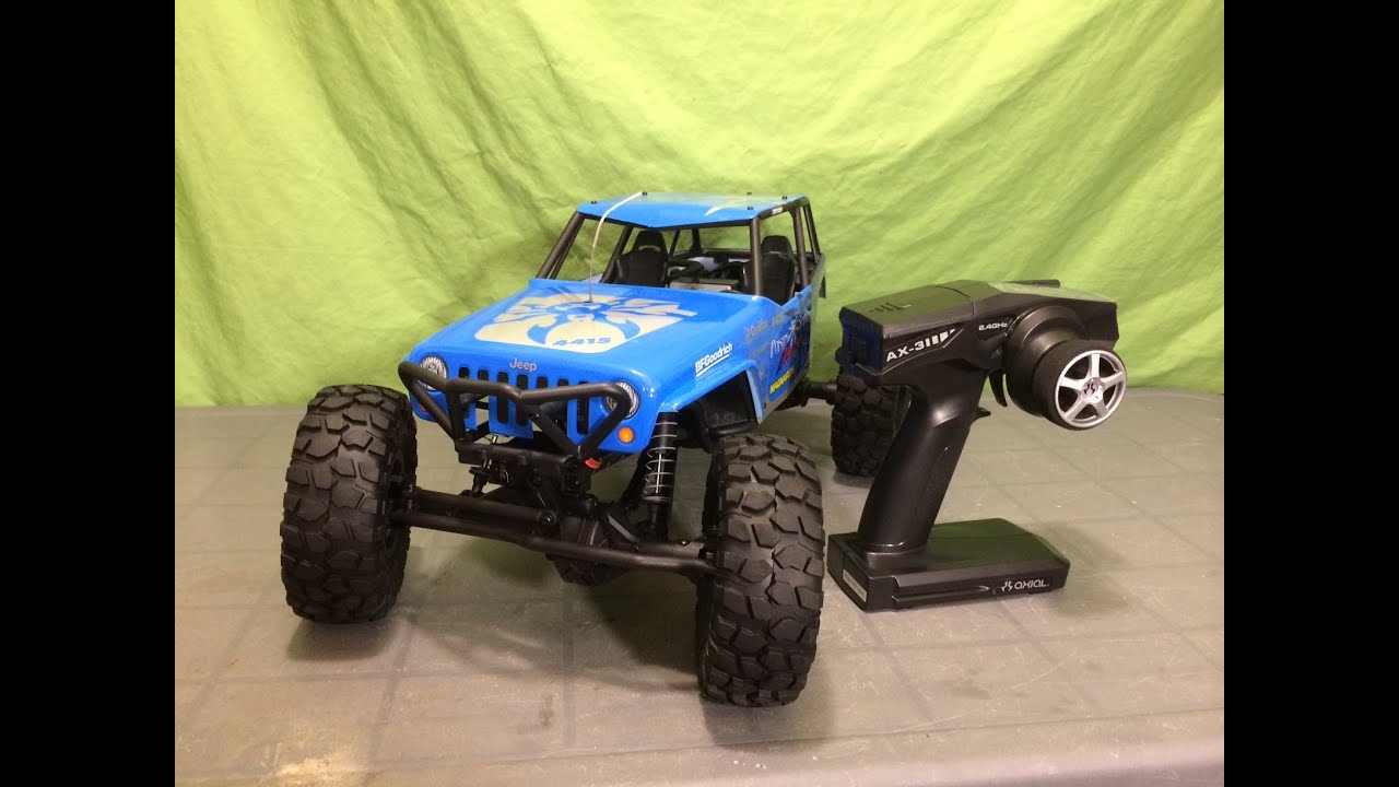 Axial Jeep Wrangler Wraith-Poison Spyder Rock Racer Unboxing - YouTube