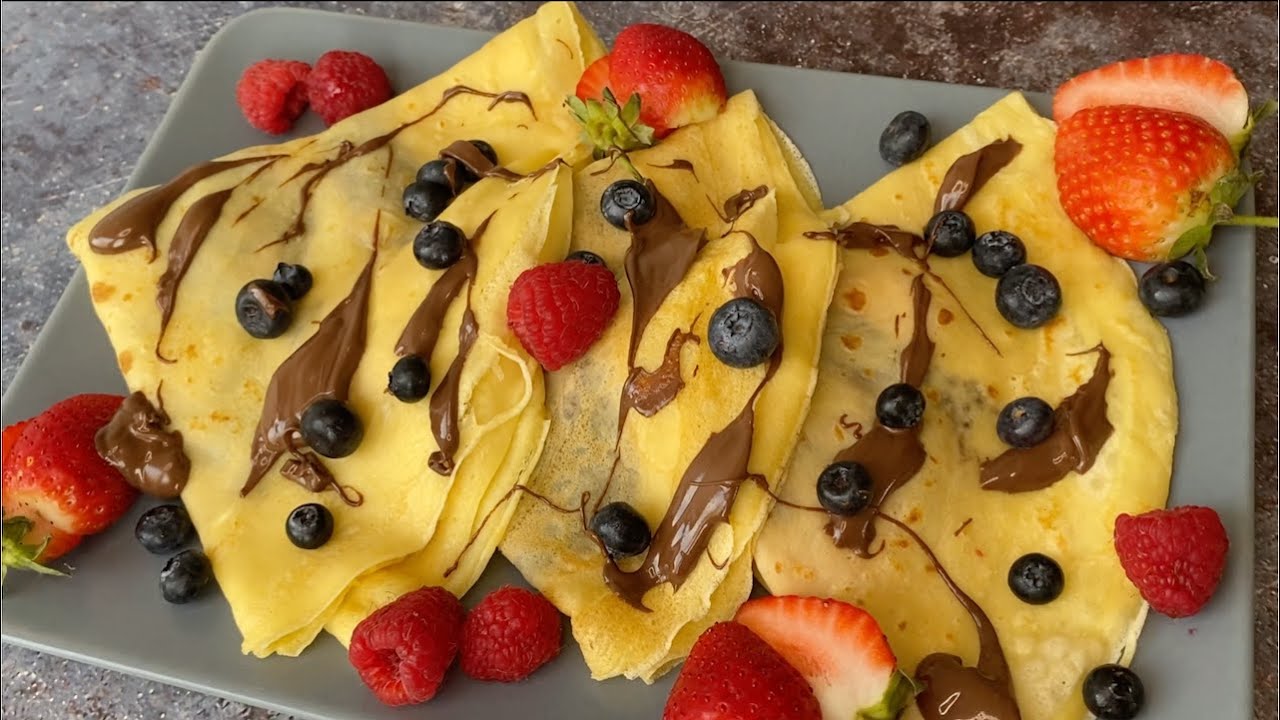 Receta baze per krepa - YouTube