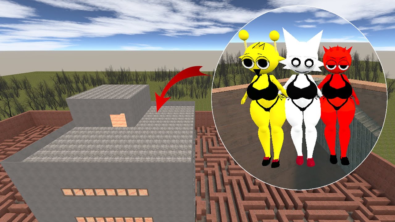 Miss Sprunki VS Towers In Garry's Mod!! - YouTube
