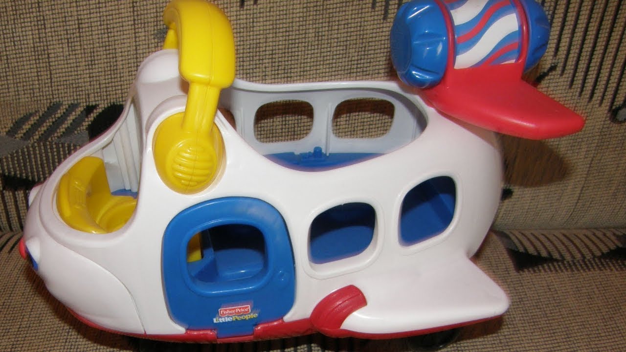 Fisher-Price Little People Spin 'n Fly Airplane - YouTube