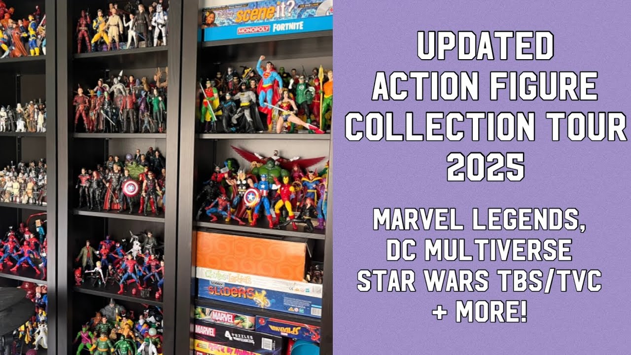 UPDATED Action Figure Collection Tour - Marvel Legends, DC Multiverse ...