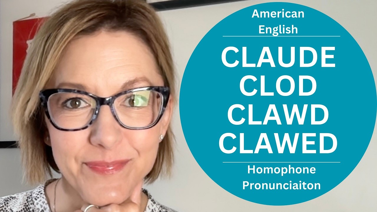 Learn to Pronounce CLAUDE AI, CLOD, CLAWED, CLAWDBOT American English ...