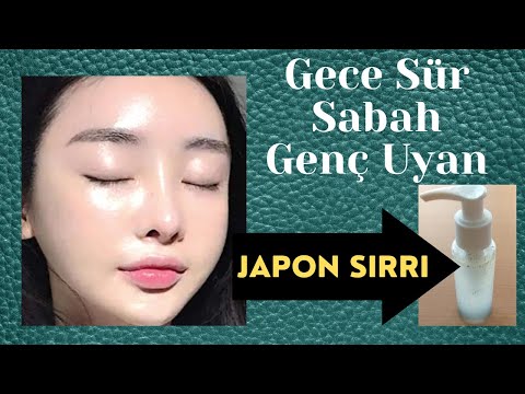 Yaşınızdan 10 Yaş Daha Genç Görünmek İçin İnanılmaz Japon Sırrı/Leke Kırışıklık Giderici Cilt Bakımı