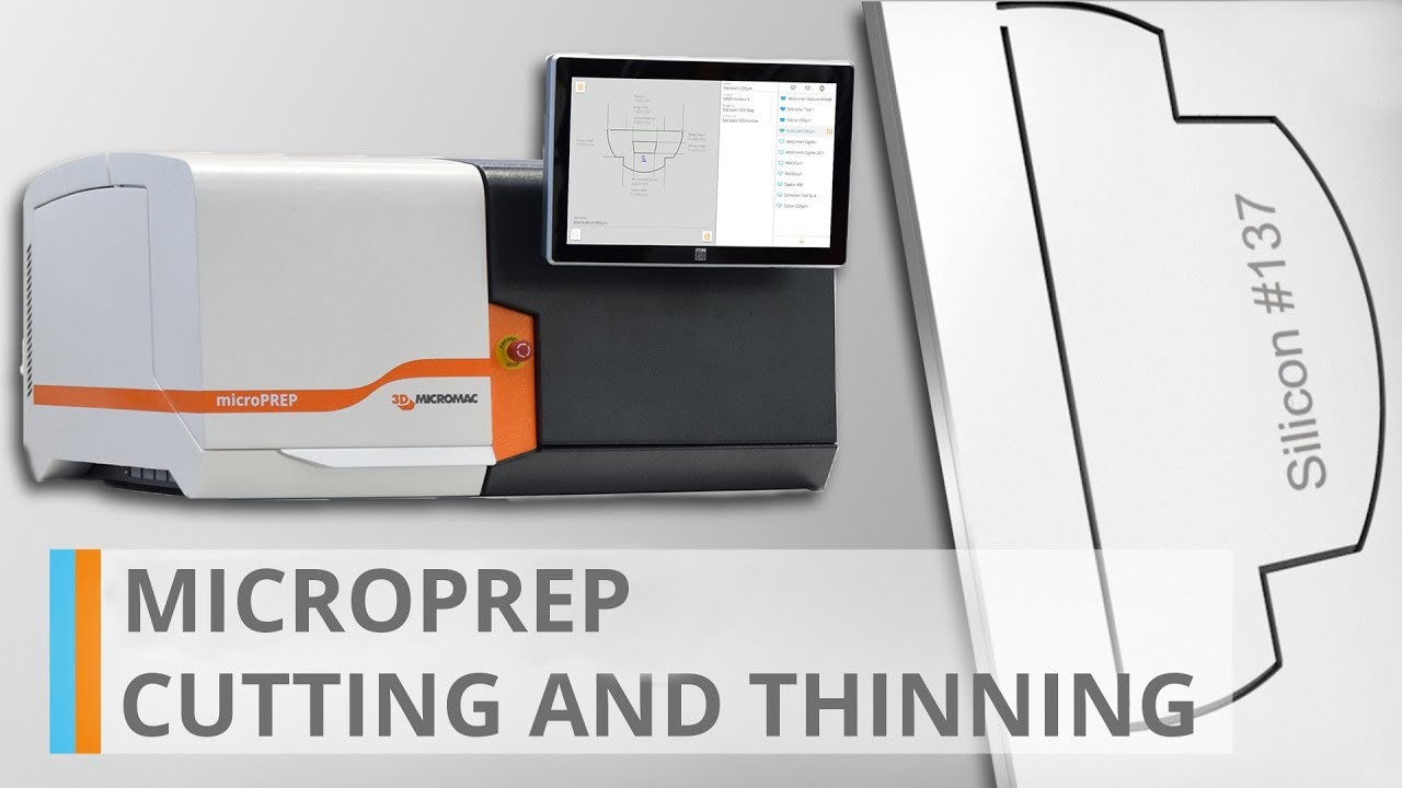 microPREP - Cutting and thinning with Real Sequence - YouTube