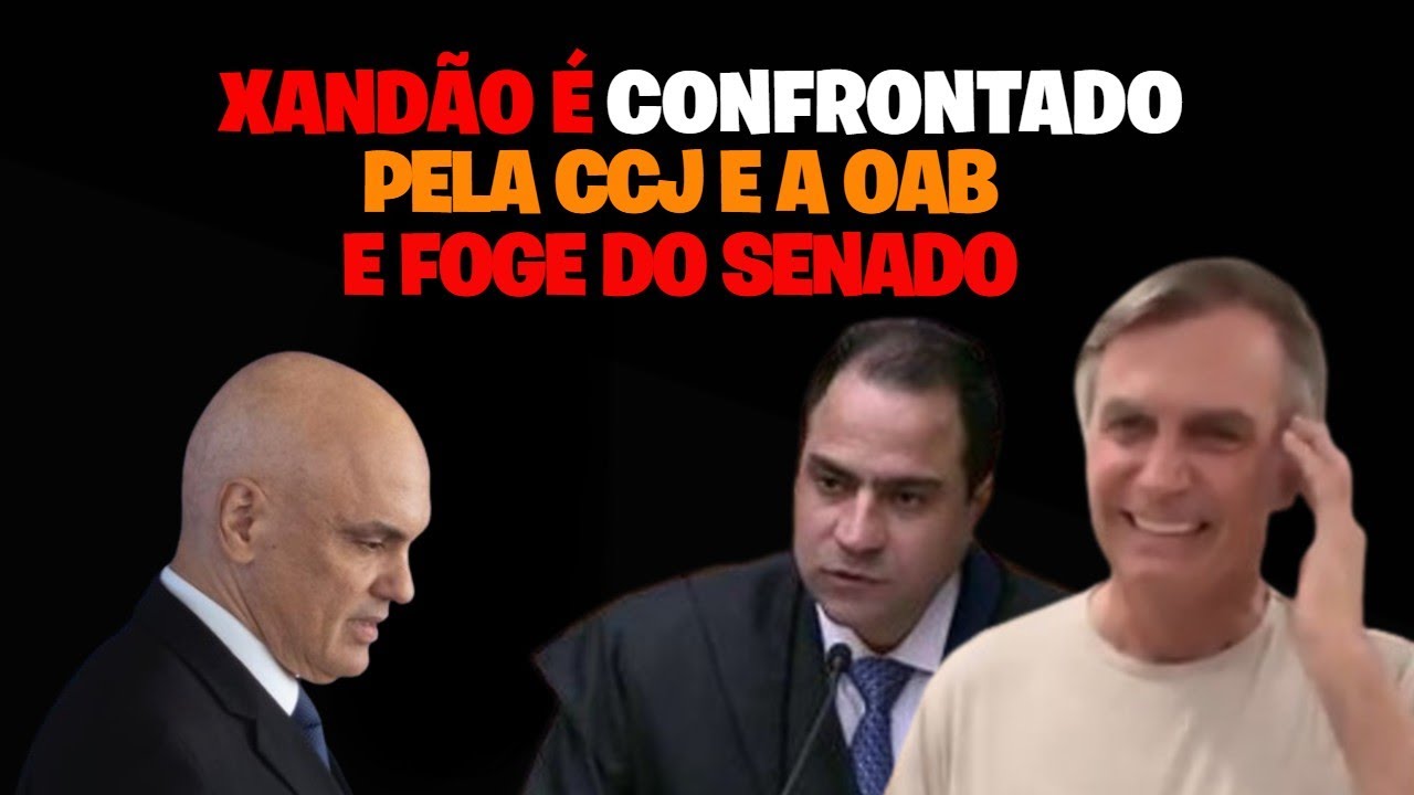 XANDÃO É CONFRONTADO E FOGE DO SENADO - YouTube
