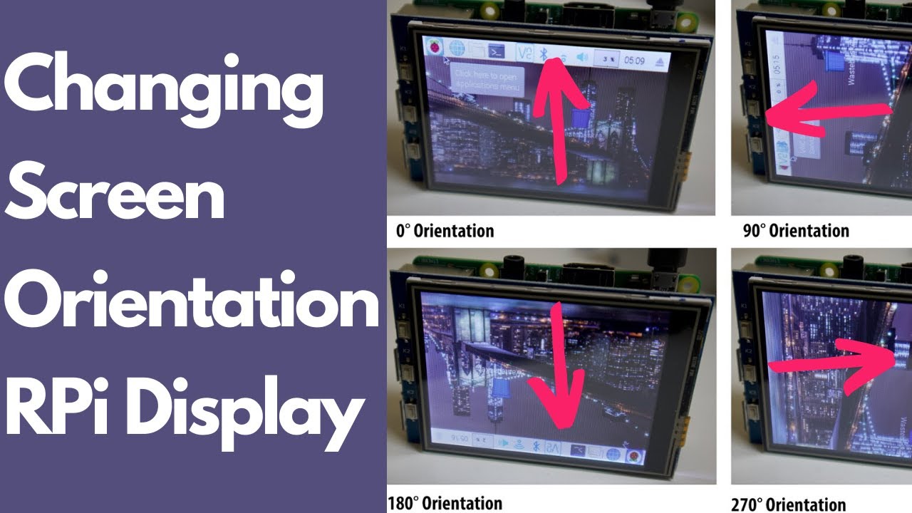 Getting started with RPi display - part 2 - Changing Screen Orientation ...