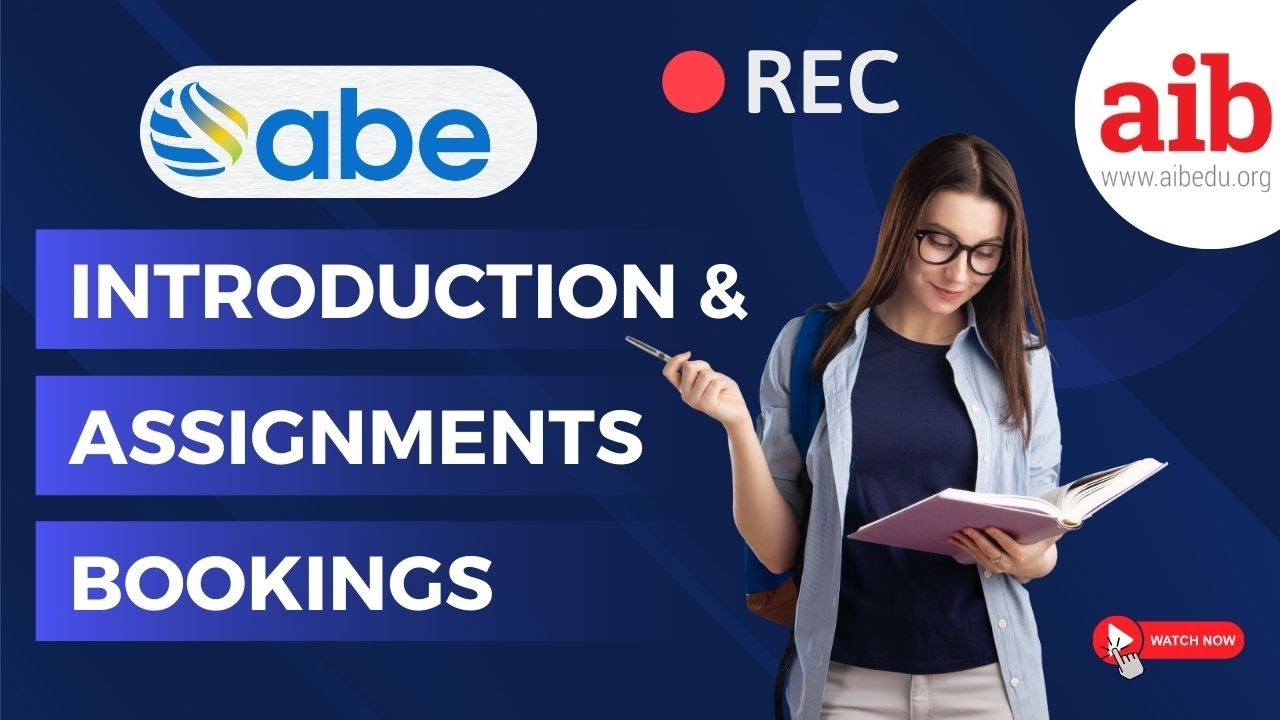 "Introduction to ABE and Assignment Bookings - YouTube