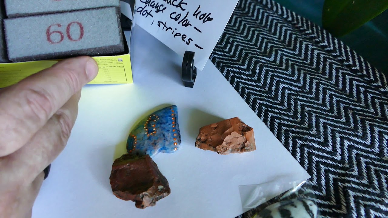 Using Sanding Sponge Blocks on jewelry, stones, and small crafts. - YouTube