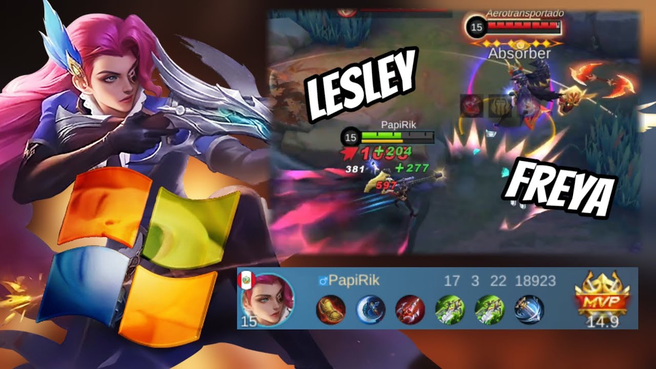 Lesley Te Sigue Reiniciando El Windows | Mobile Legends | MLBB - YouTube