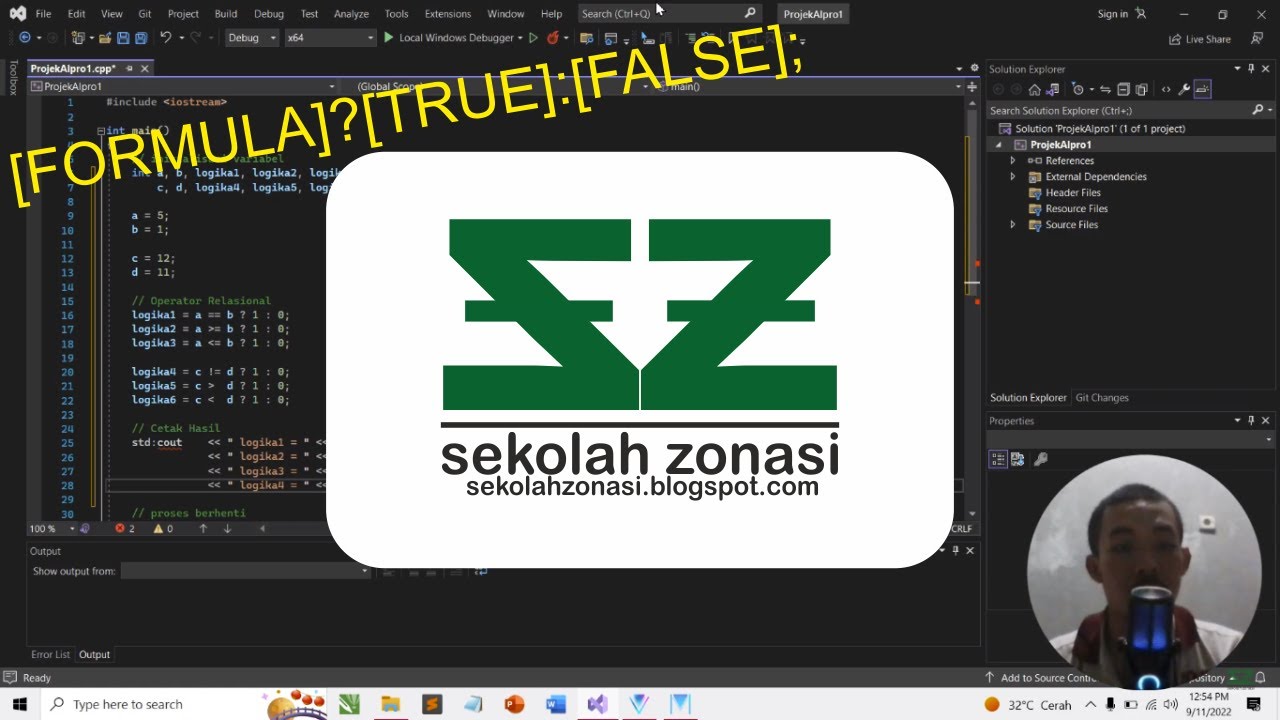 Tutorial C++ Indonesia | Operator Relasional (Part 10) - YouTube